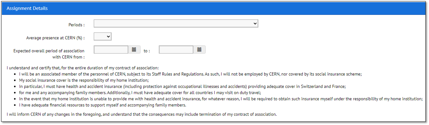 EDH Pre-Registration form | Users Office